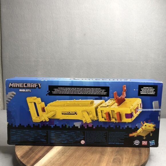 Nerf | Toys | Nerf Super Soaker Minecraft Water Blaster Axolotl Design ...